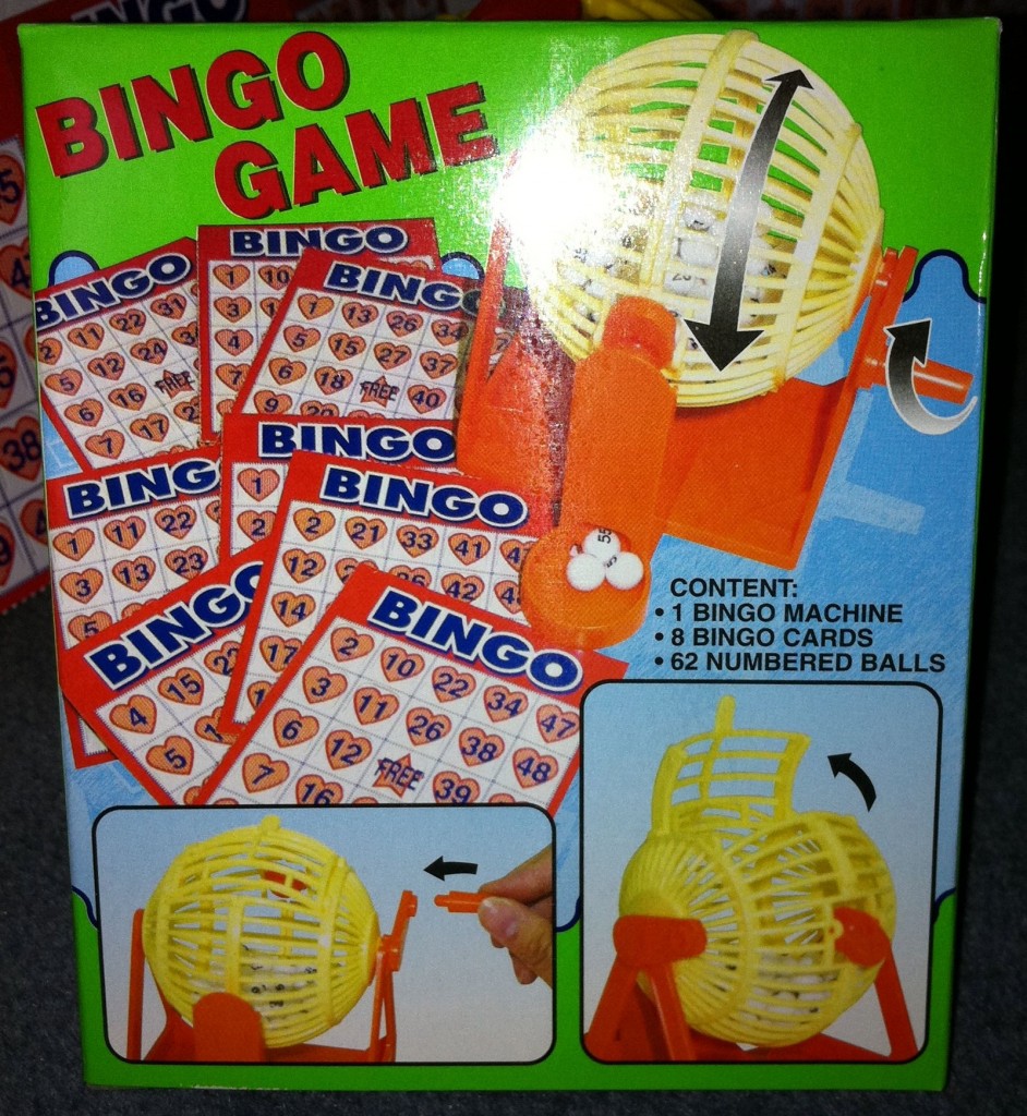bingo cards « The Perceptus Back Story